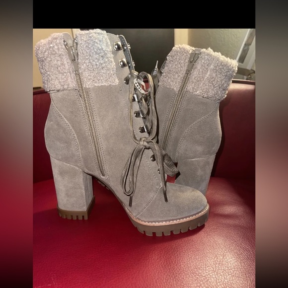 Gianni Bini | Shoes | Gianni Bini Mapped Out Suede Ankle Booties Hippie ...